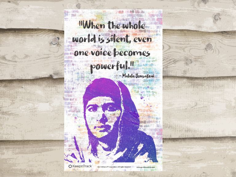 National Women's History Month Poster: Who is Malala Yousafzai?