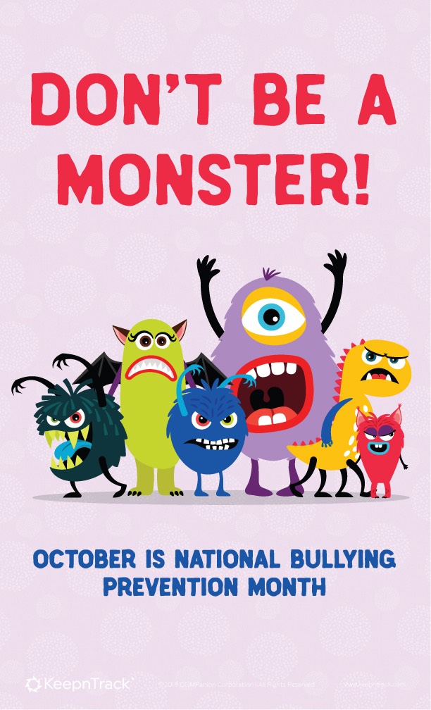 October is National Bullying Prevention Month - KeepnTrack