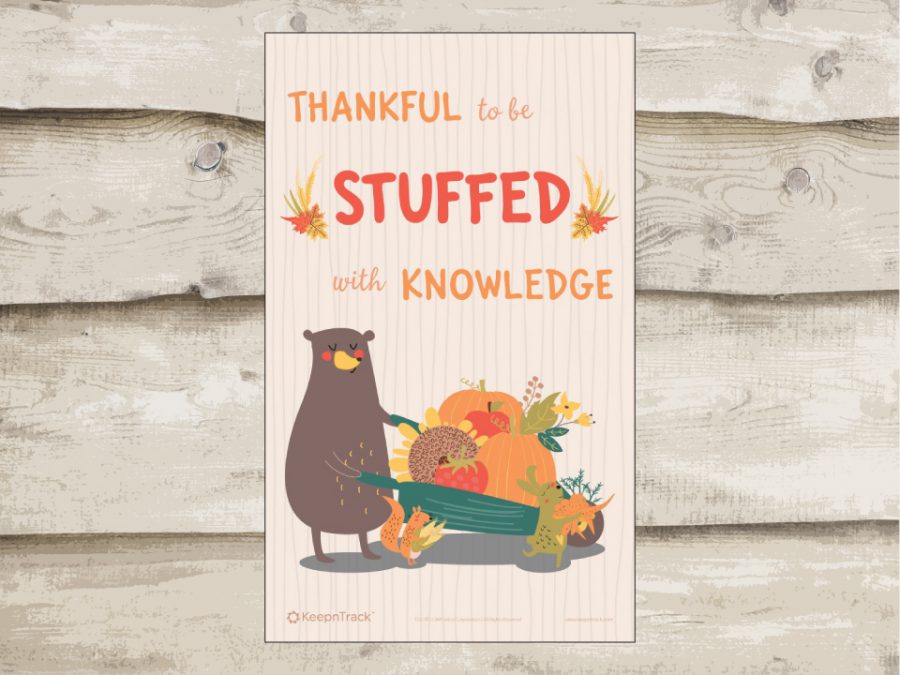 November Posters and Faculty Appreciation - KeepnTrack